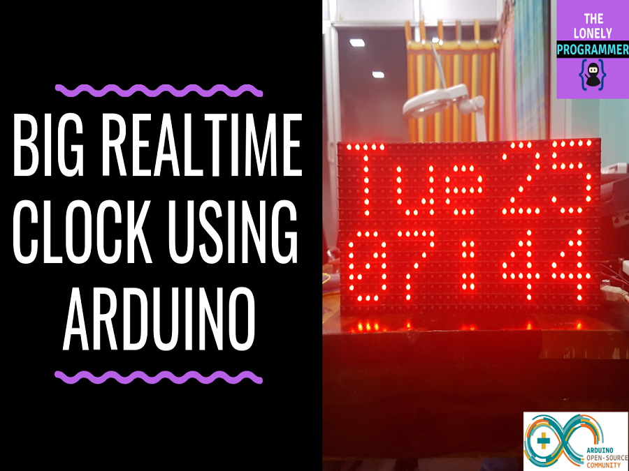 Big Real-Time Clock Using Arduino - Hackster.io