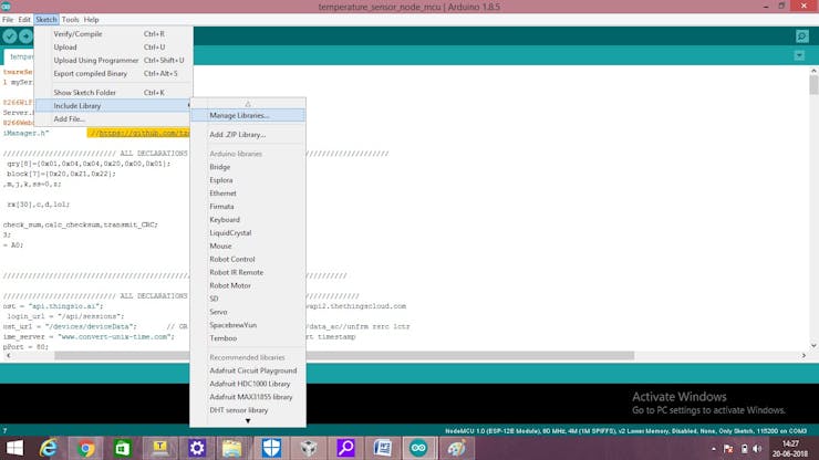Upload Temp Data to the Cloud Using NodeMCU - Hackster.io