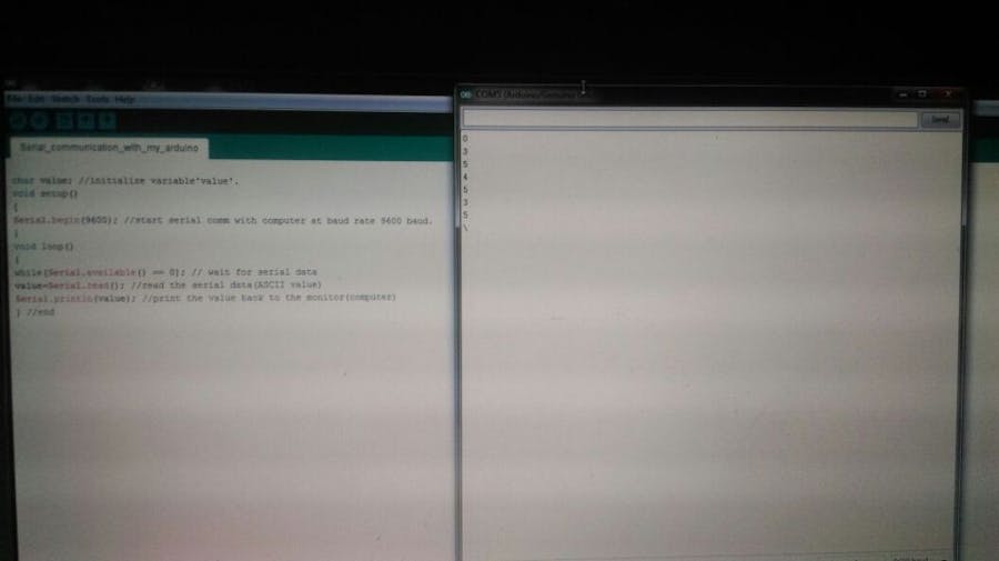 Serial Communication With An Arduino Uno