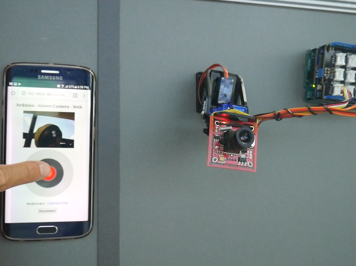 Arduino - Pan Tilt Grove Camera on Web - Hackster.io