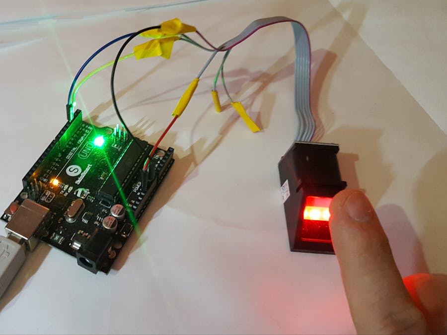How To Make A Arduino Fingerprint Sensor Arduino Proj