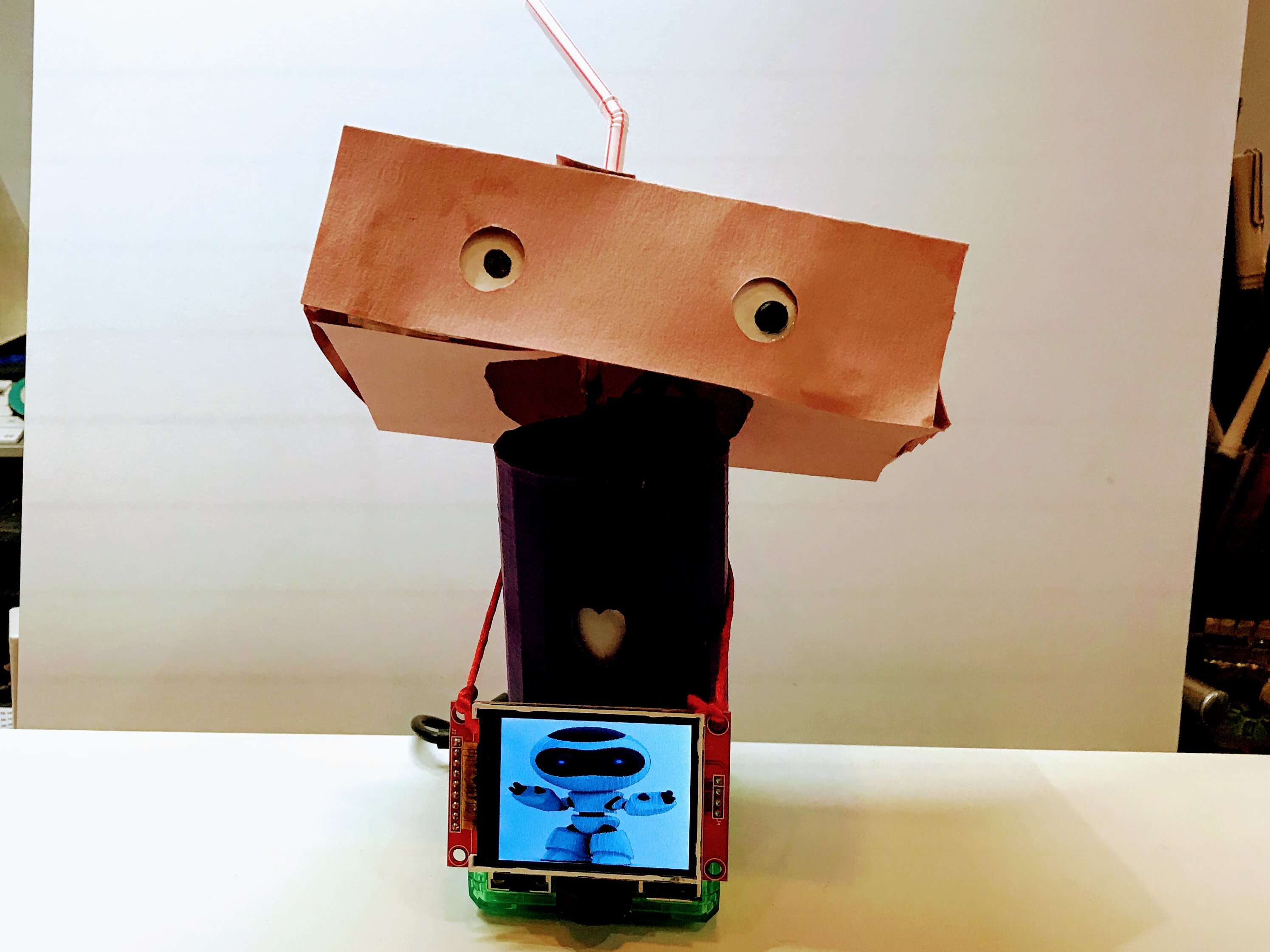 OhGee: A Friendly Robot Pal With Her Head in the Clouds - Hackster.io