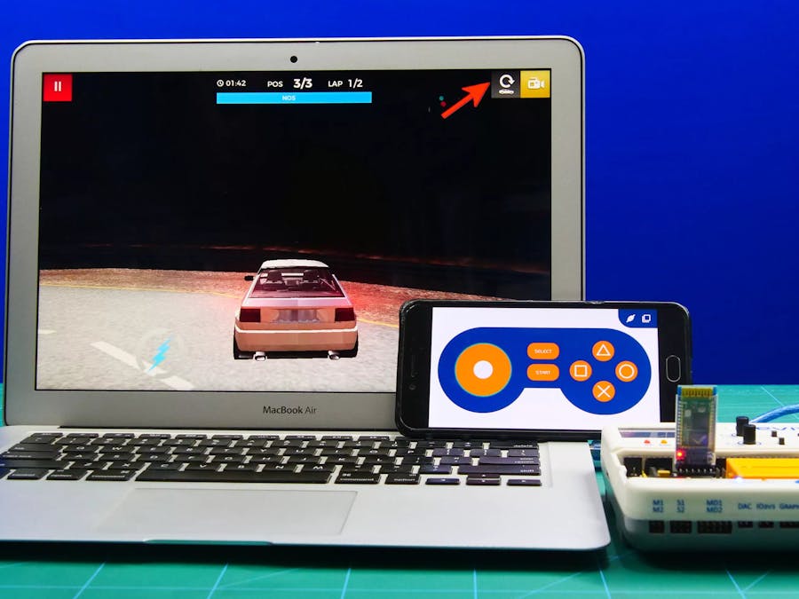 Smartphone Controlled Pc Game Using Dabble App Arduino Project Hub