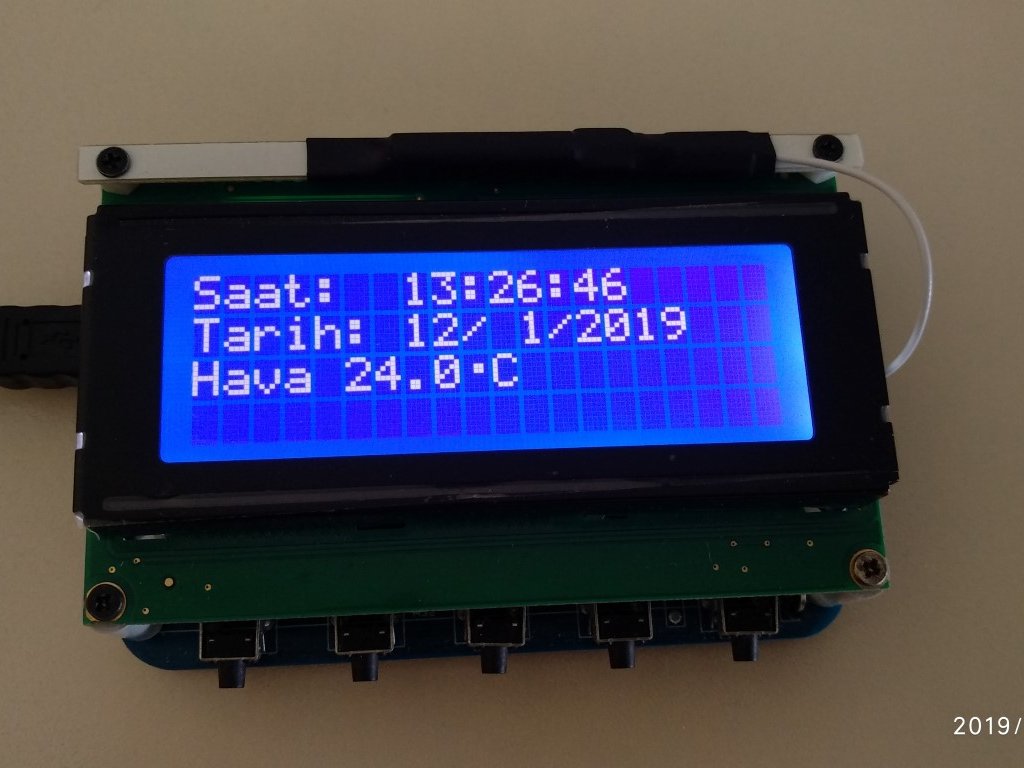 Table Clock with Temperature, Humidity & Light Level Measure - Hackster.io