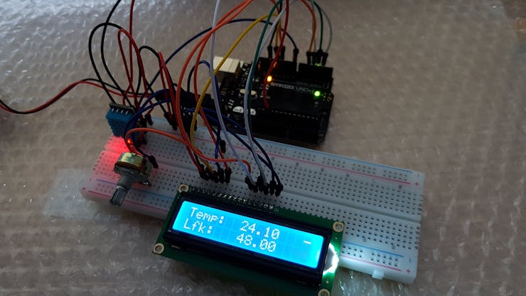 Temperature and Humidity (LCD | DHT11) - Hackster.io
