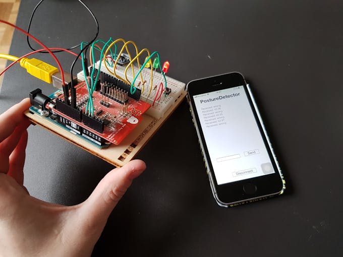 A Posture Detector Sending Bluetooth Data to a Cordova App - Arduino ...