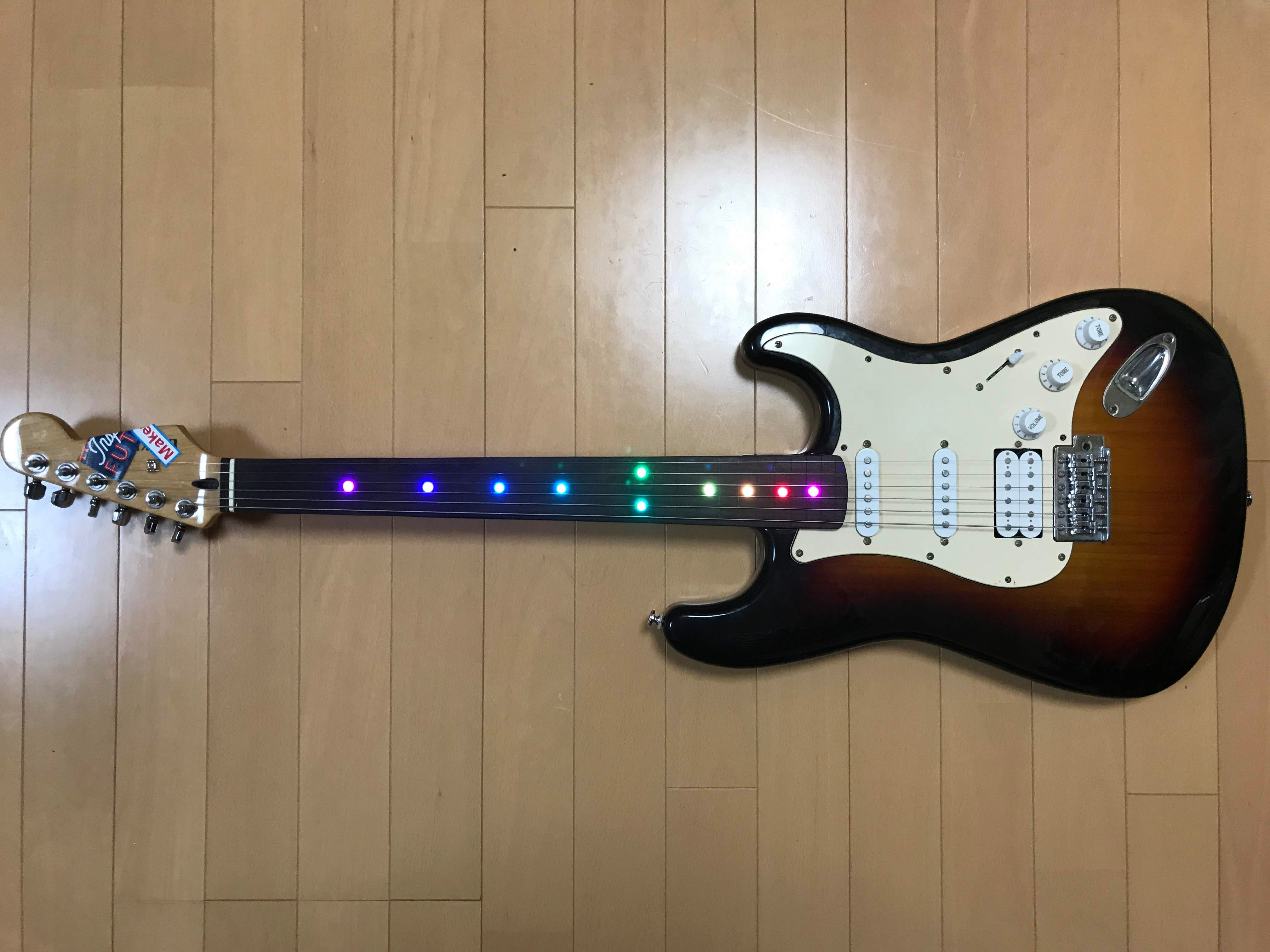 LED Guitar - Particle Projects