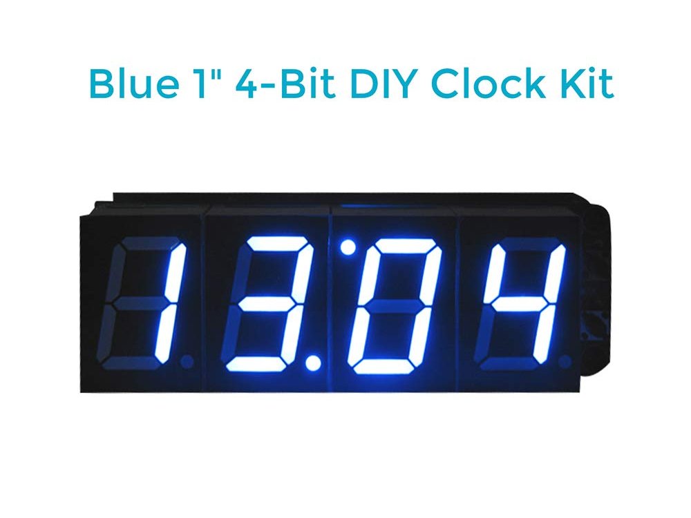 Soldering 1-Inch 4-Bit Digital Alarm Clock DIY Kit - Hackster.io