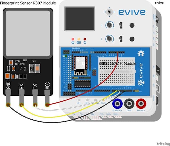 Iot Based Fingerprint Attendance System Using Evive Arduino Project Hub 