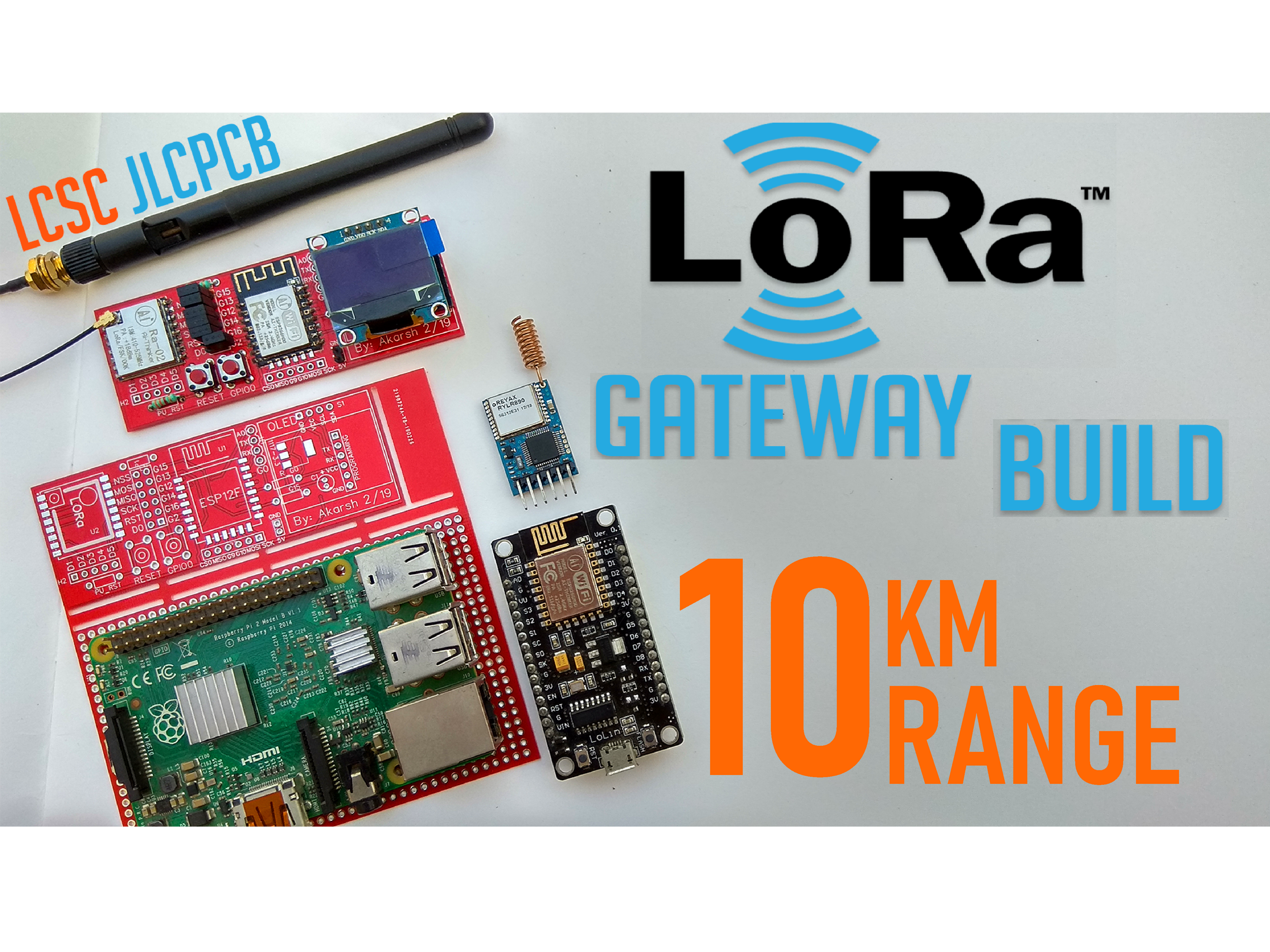 $15 LoRa Gateway/Node ESP8266 OLED Display PCB Build - Hackster.io