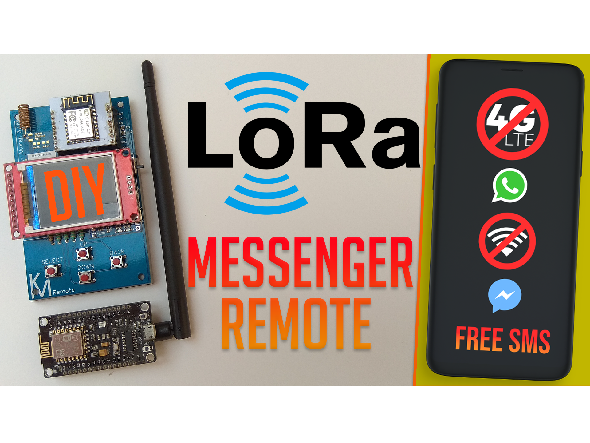 LoRa Remote Control Messenger with a 1.8" TFT Display - Hackster.io