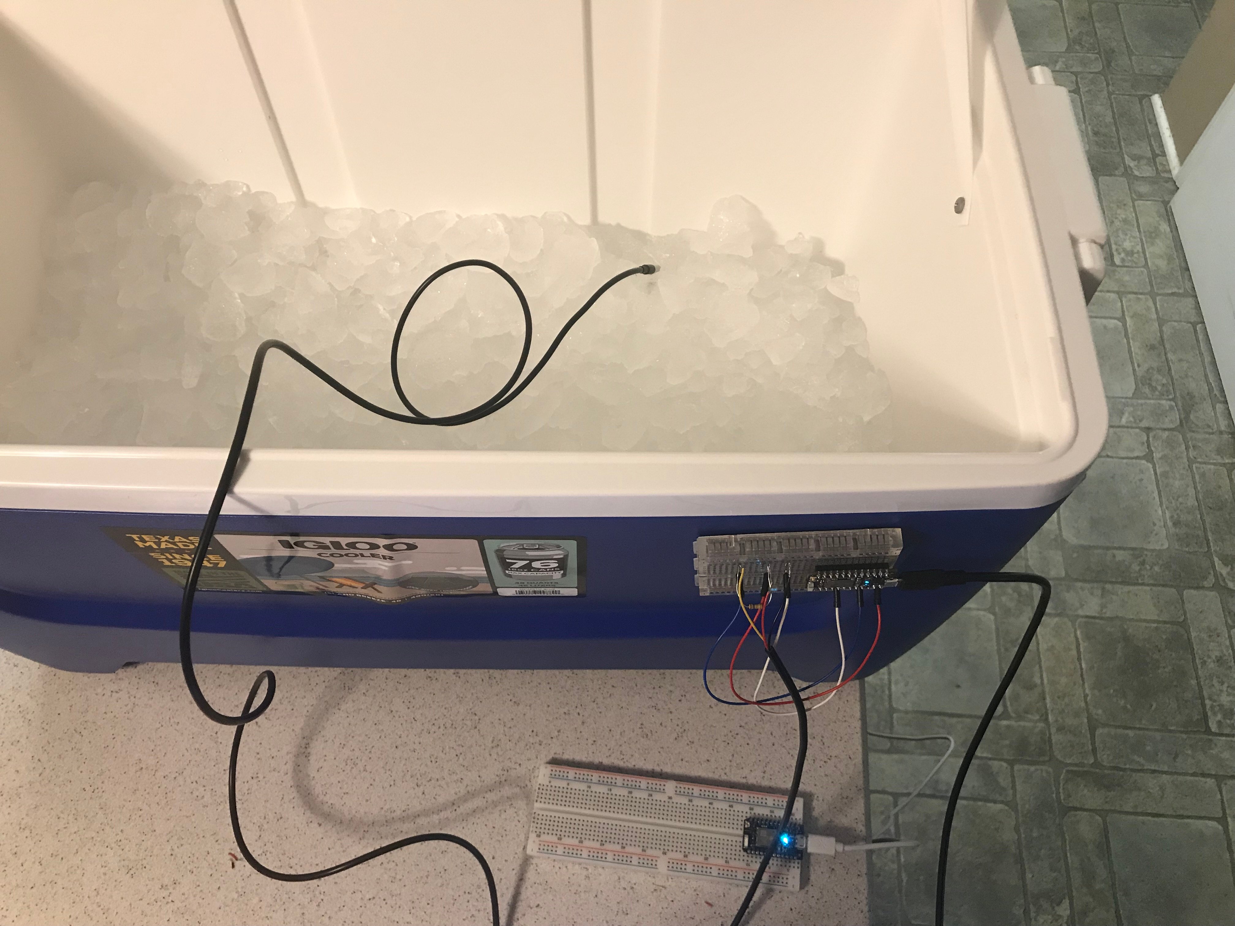 Cooler Temperature Alert - Hackster.io