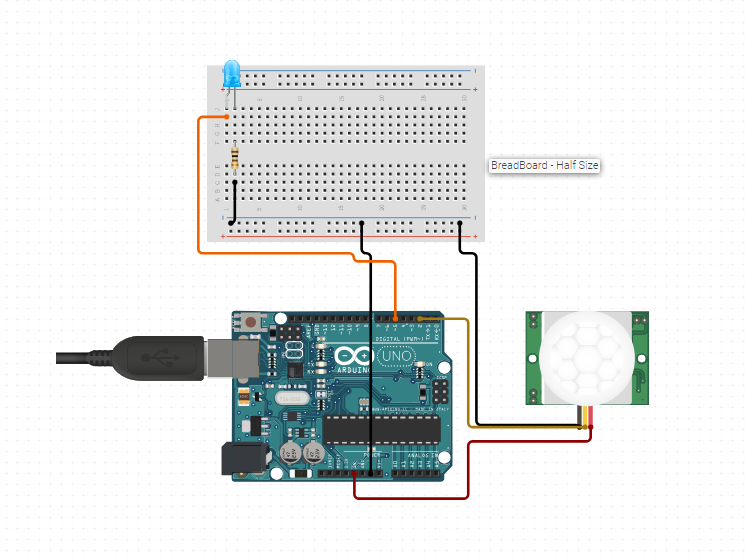 PIR Motion Activated LED - Hackster.io