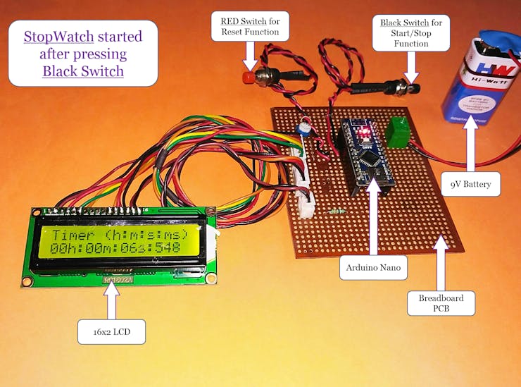 Stopwatch Using Arduino