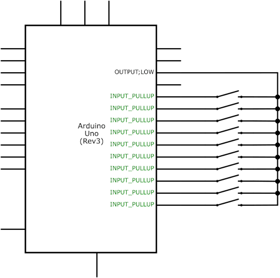 10 Buttons Using 1 Interrupt - Hackster.io