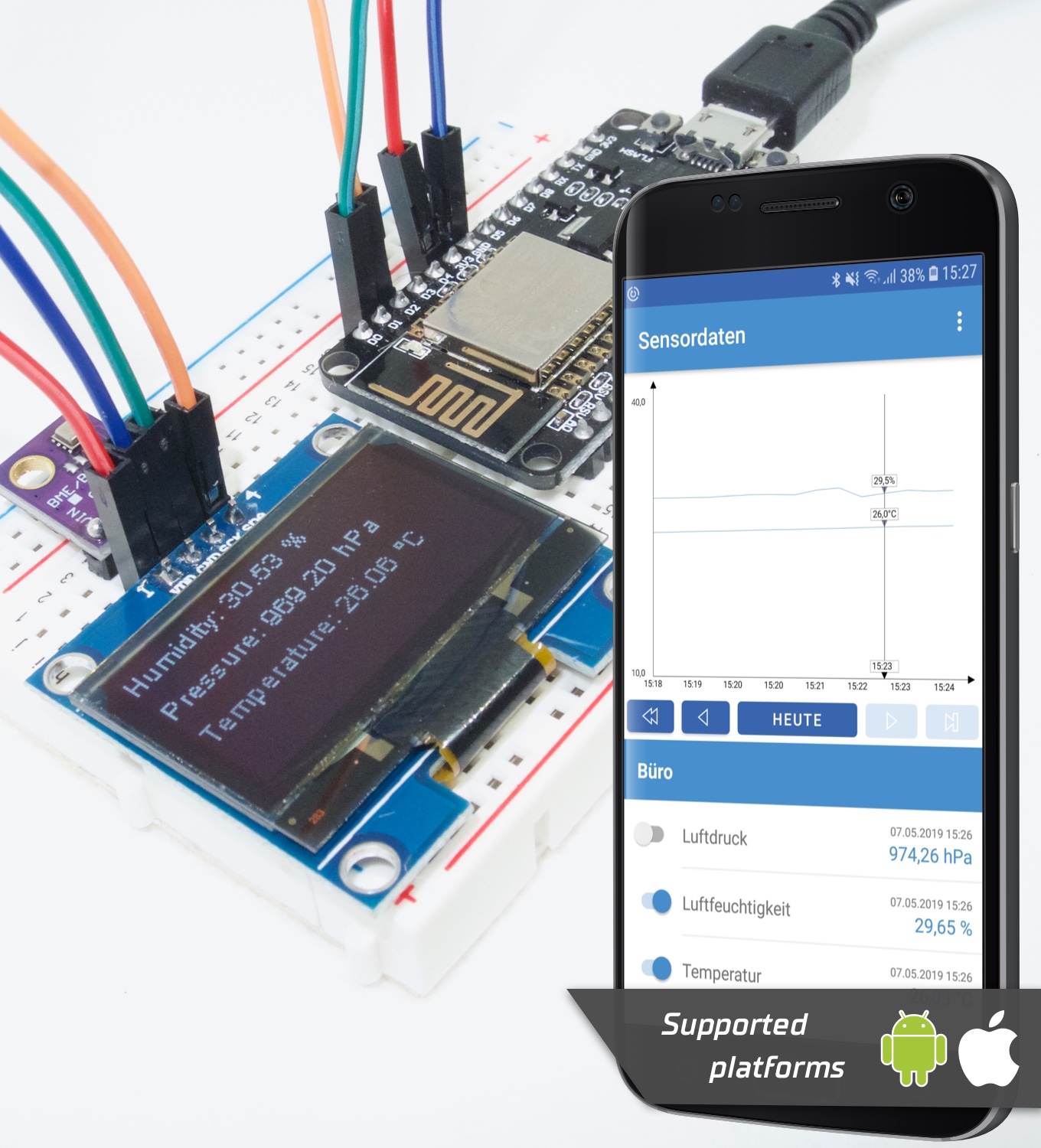 Barometric Weather Station with App - Hackster.io