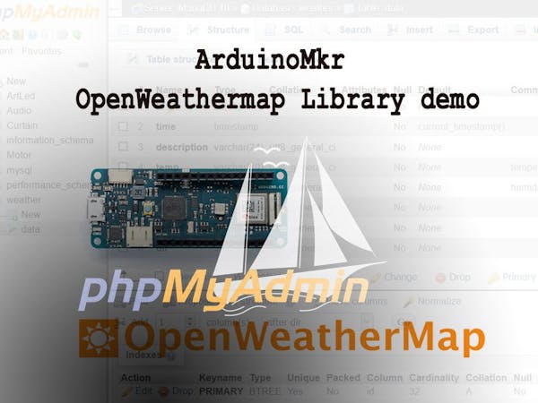 Openweathermap To Sql Database Demo Arduino Project Hub