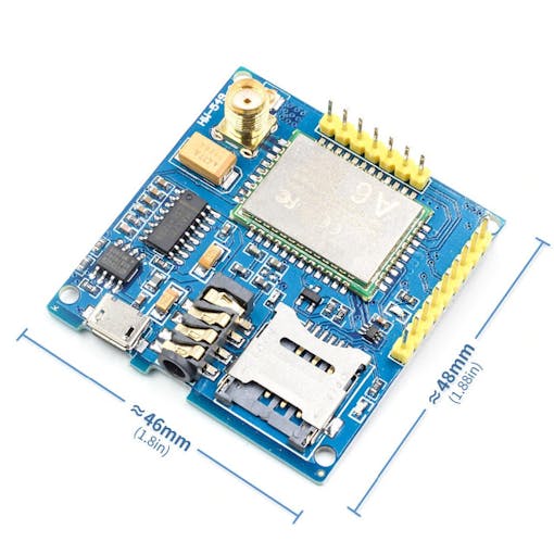 A6 Gsm Gprs Module At Commands Arduino Project Hub
