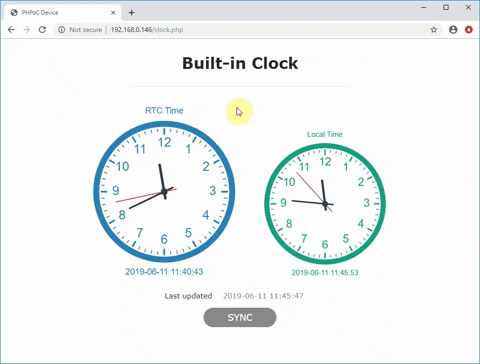 PHPoC - Access Built-In Real-Time Clock via Web - Hackster.io