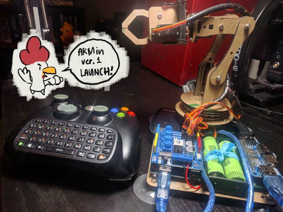 Armin Simple Robot Arm Controller Using Python Arduino Project Hub