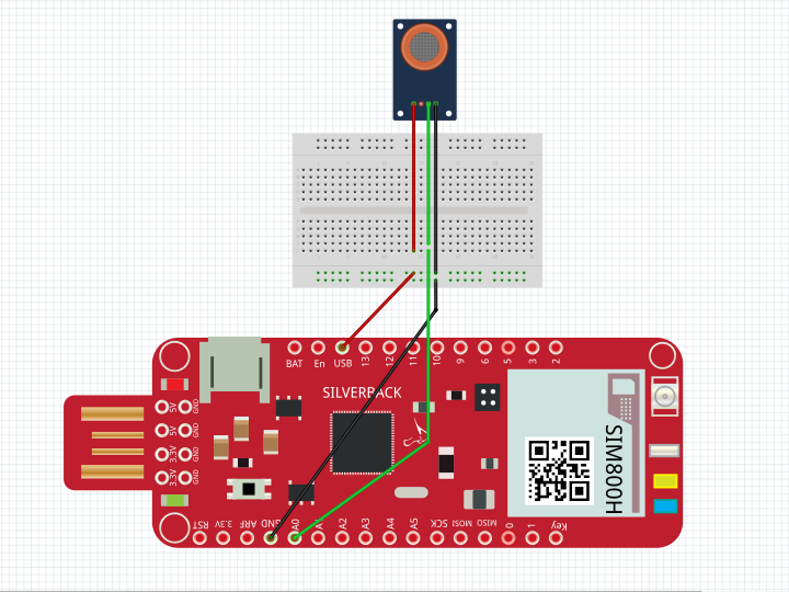 Integrate Surilli GSM with MQ135 Gas Sensor Module - Hackster.io