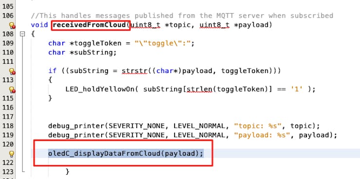 Receive Subscribed Topic Data on PIC-IoT WG From the Cloud - Hackster.io