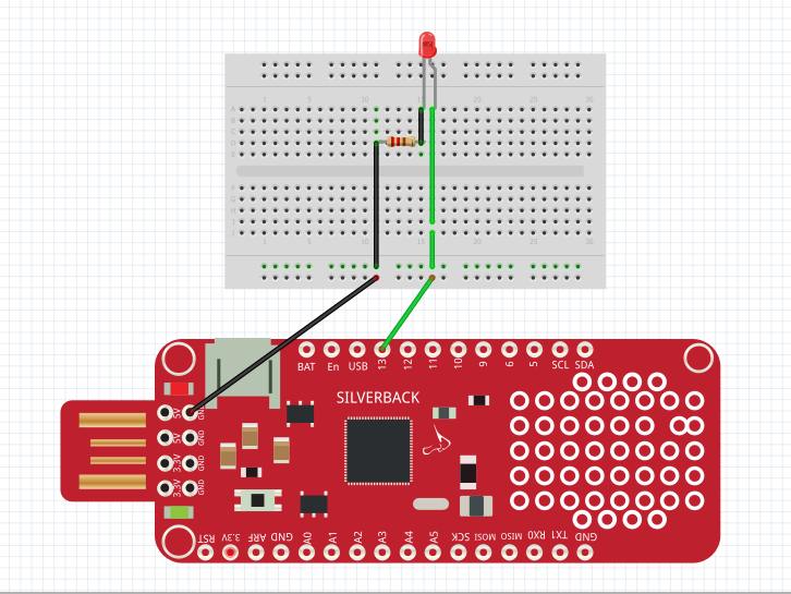 LED Blink Using Surilli Basic M0 and Arduino Web Editor - Hackster.io