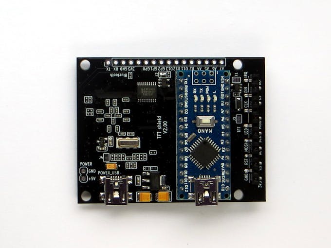 Tft Shield For Arduino Nano Start Arduino Project Hub