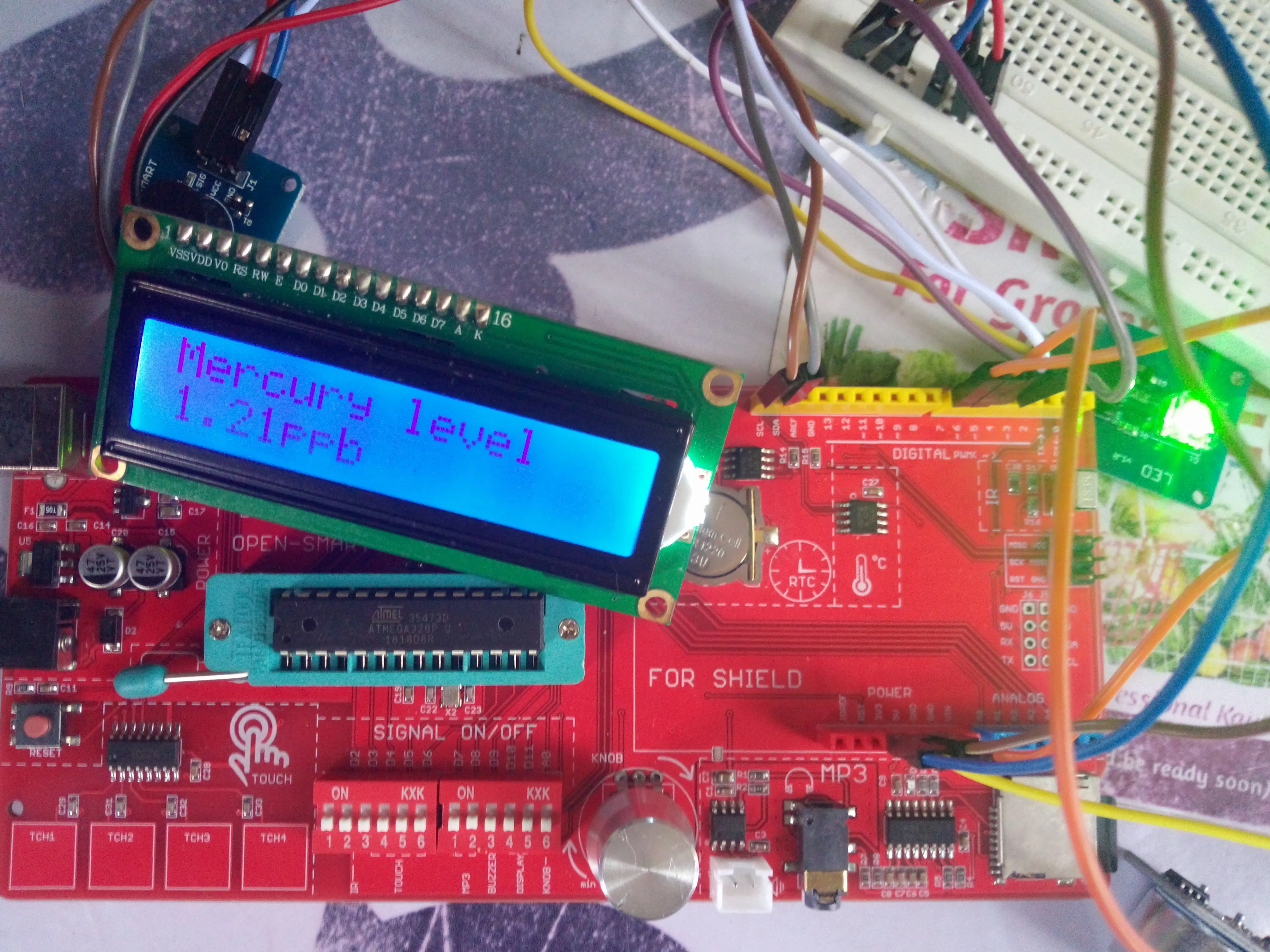 Sensor for Mercury Detection in Water - Hackster.io