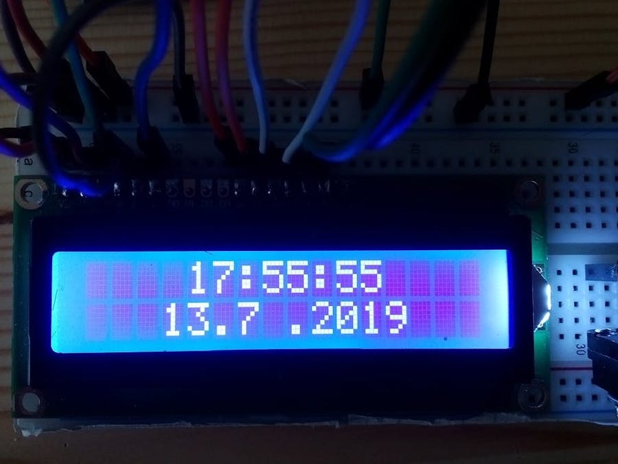 LCD 1602 Clock - Arduino Project Hub LCD 1602 Clock - Arduino Project Hub
