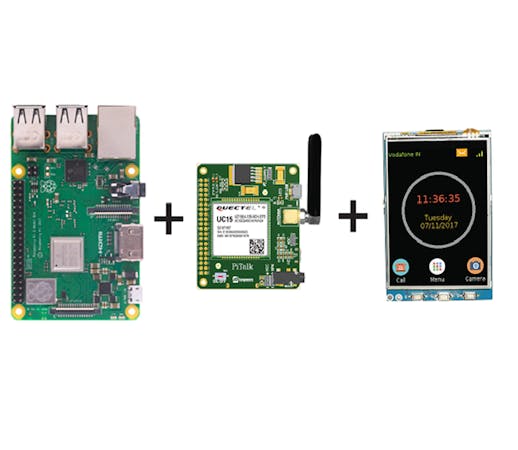 PiTalk - Raspberry Pi 3G Module Smartphone LCD Kit - Hackster.io