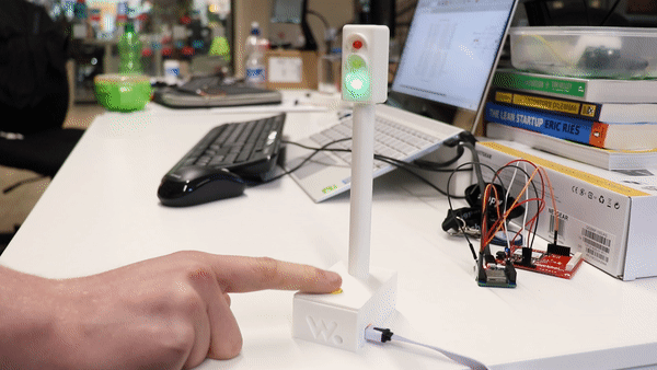 Desk Traffic Light - Hackster.io