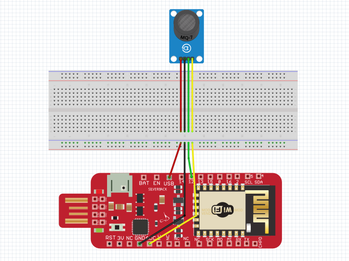 Integration of Surilli WiFi with MQ7 Gas Sensor - Hackster.io