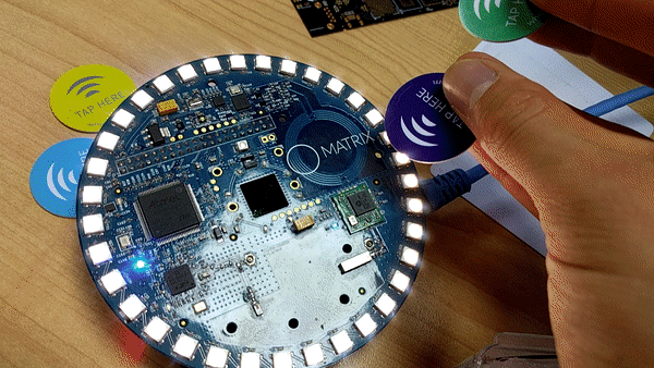 Read/Write to NFC Tags with Your MATRIX Creator - Hackster.io