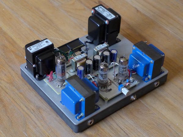 This Beautiful Tube Headphone Amplifier Was Built From Scratch ...