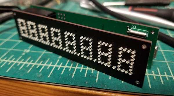 Tiny 8-Character LED Display Is a Soldering Masterpiece - Hackster.io