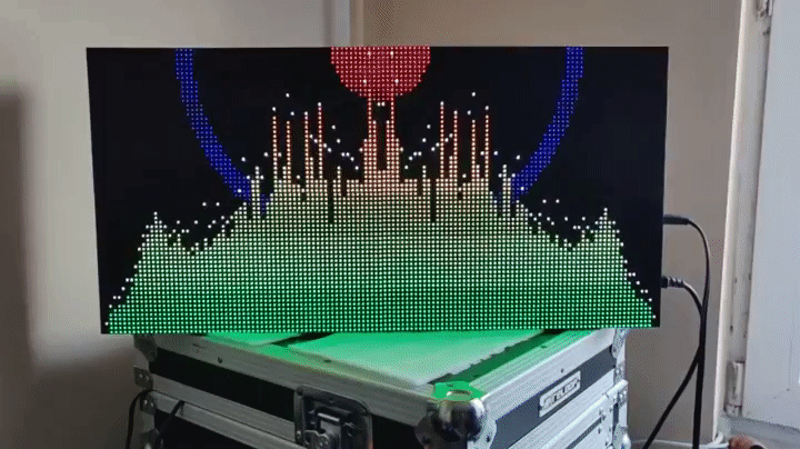 Who Needs an LCD When You Can Build a Giant Sound-Reactive LED Matrix ...