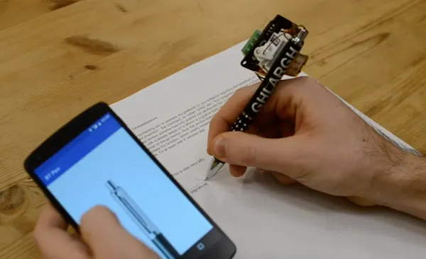 The Bluetooth-Enabled, Voice-Controlled Pen of the Future - Hackster.io