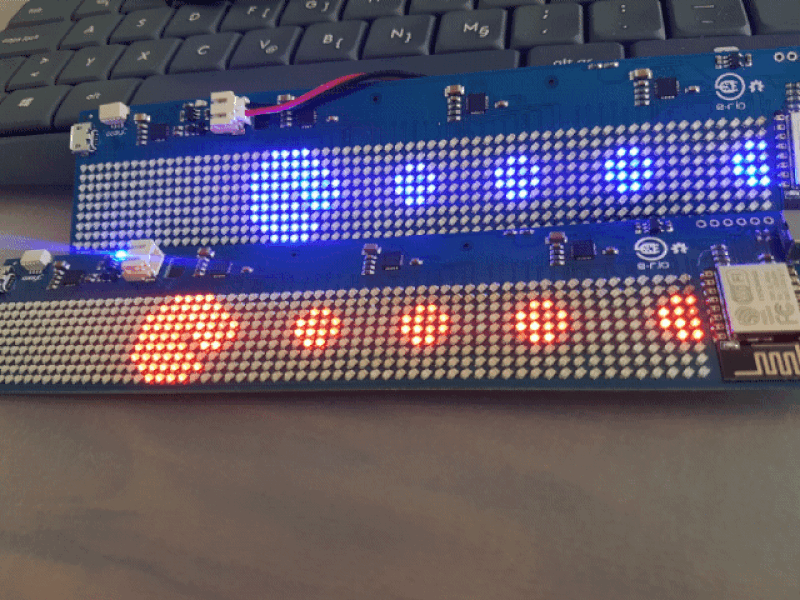 The Maker LED Display Makes Internet-Connected LED Matrices Easy ...