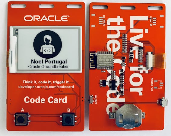 Task an ESP8266 to Build an IoT Code Card Badge - Hackster.io