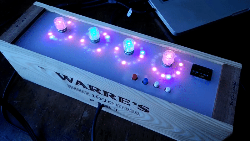 This Homemade Euclidean Sequencer Drum Machine Has a Beautiful Interface - Hackster.io