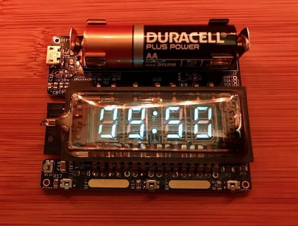 This Wristwatch Has an Old Soviet VFD Display - Hackster.io