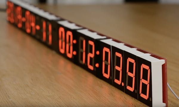 This Clock Is Precise Down to the Centisecond - Hackster.io