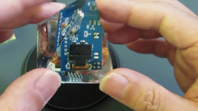 Encapsulate Electronics in Clear Epoxy to Create a Functional Art Piece ...