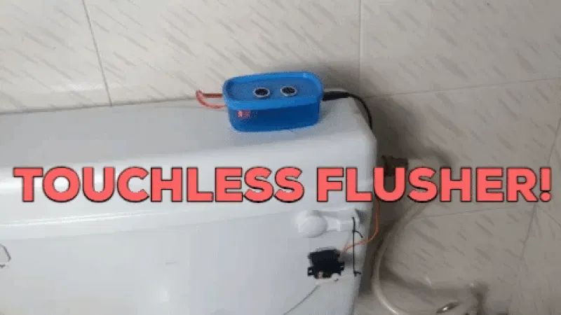 Build a Touchless Toilet Flusher with an Arduino - Hackster.io