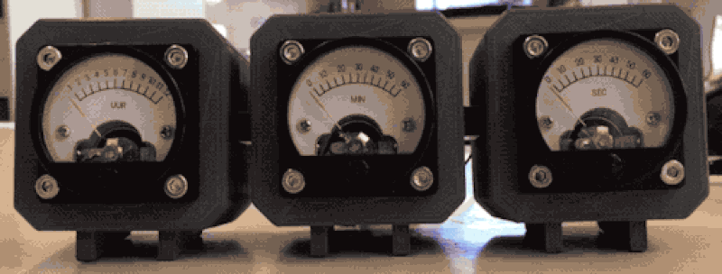 Analog Voltmeter Clock Makes an Excellent Father’s Day Present ...