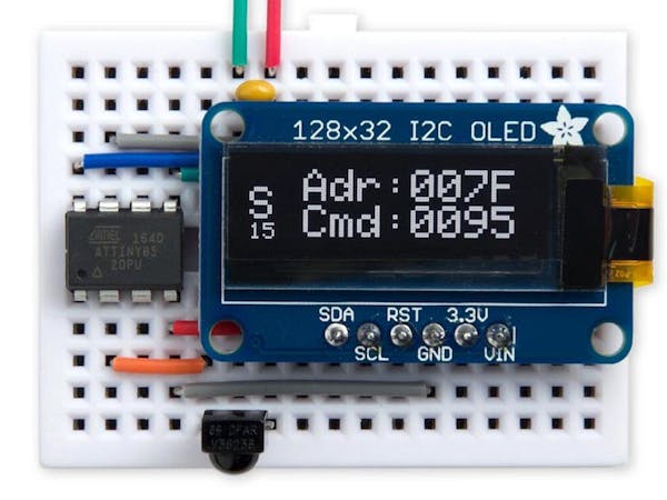 IR Remote Control Decoding with an ATtiny85 - Hackster.io