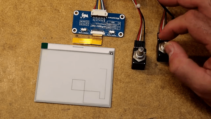 Got a Spare E Ink Display Laying Around? Build Yourself an Electronic Etch A Sketch! - Hackster.io