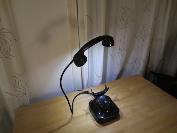 An Old Rotary Phone Repurposed Into a New Lamp - Hackster.io