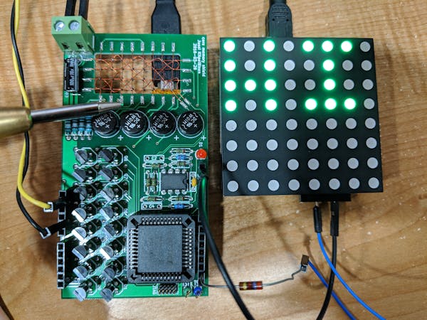 Interactive Core Memory Shield for Arduino Visualized using a FeatherWing LED Matrix - Hackster.io